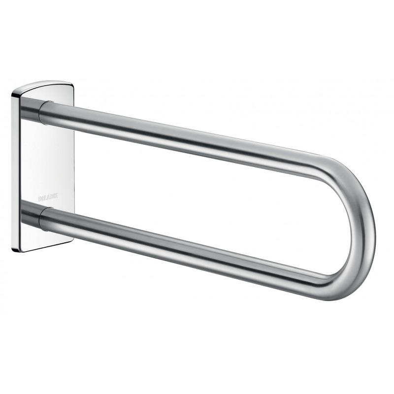 Barre d'appui fixe Ø 32, Inox poli, L.650, 2 finitions